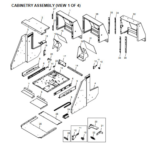 Door Assy (STD) - TOP BOX